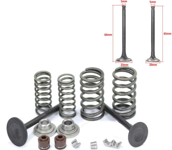 Quad kleppenset compleet type A - DSL Motoren