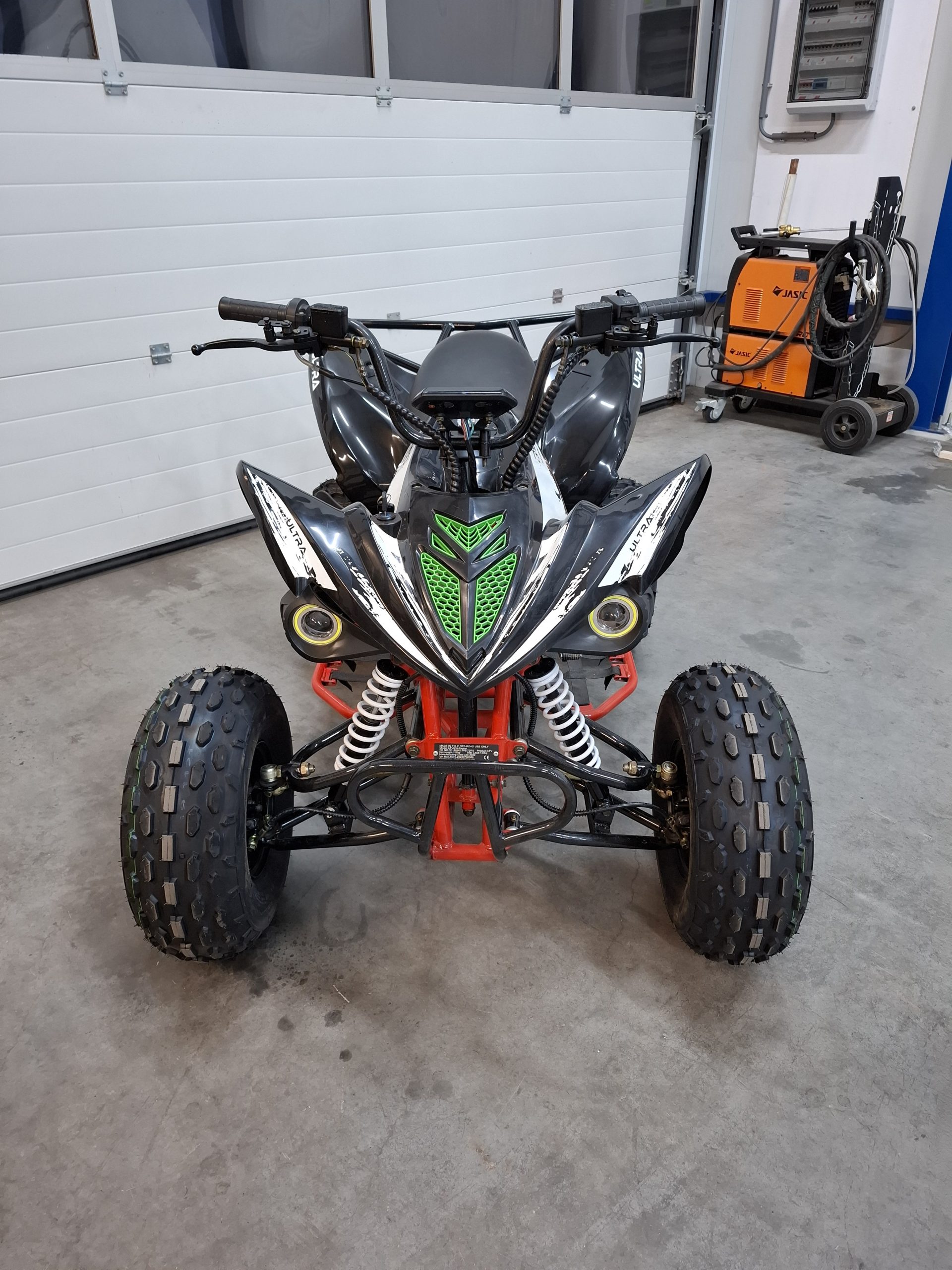 ULTRA ATX125R Quad ATV 125cc 4 takt automaat (1-N-R) Zwart/Rood - DSL ...