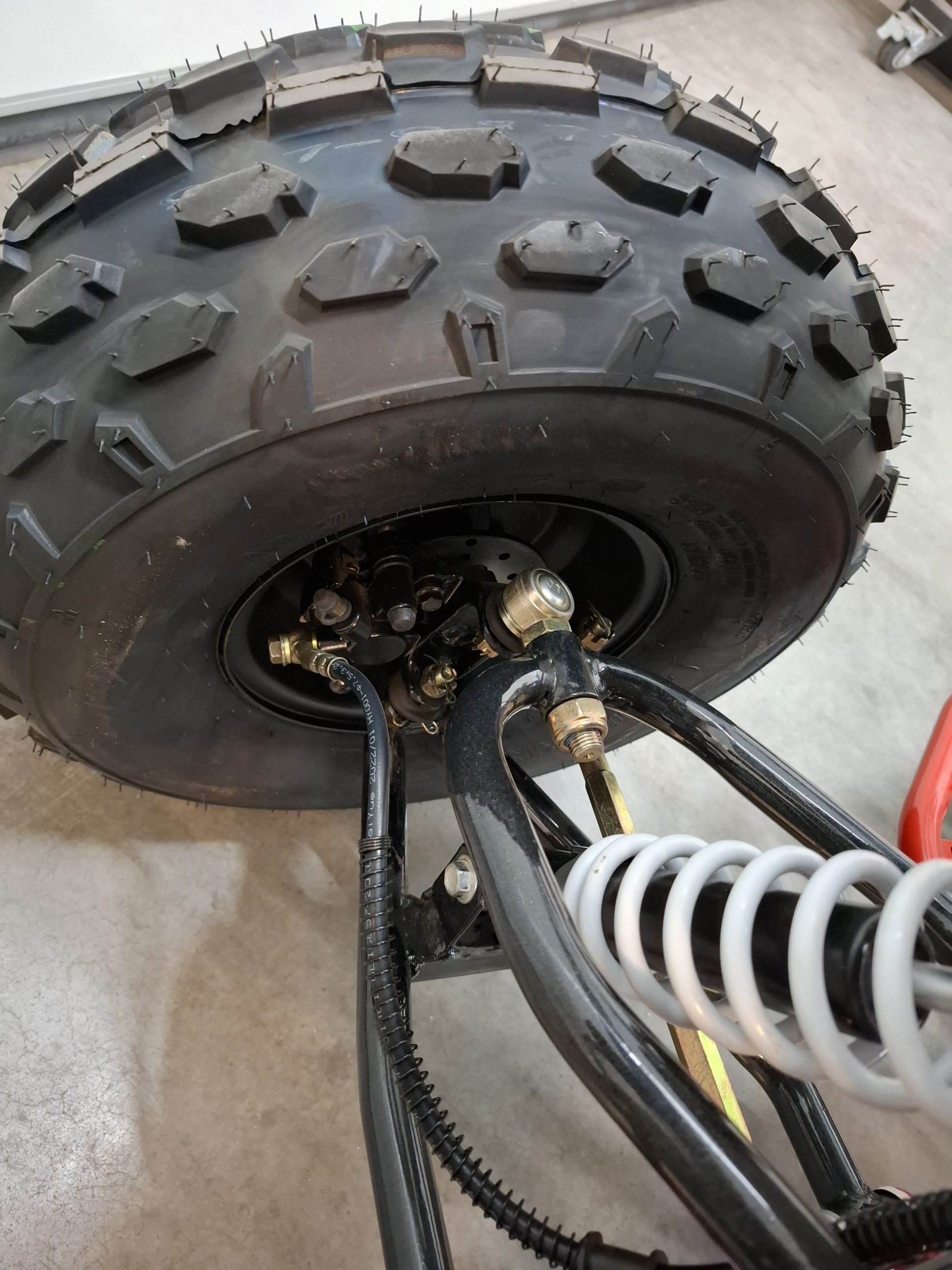 ULTRA ATX125R Quad ATV 125cc 4 takt automaat (1-N-R) Zwart/Rood - DSL ...