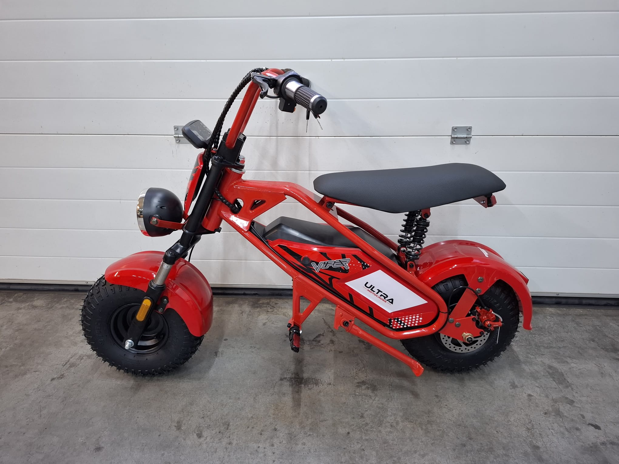 ULTRA Viper 48V E-scooter E-chopper Rood - DSL Motoren